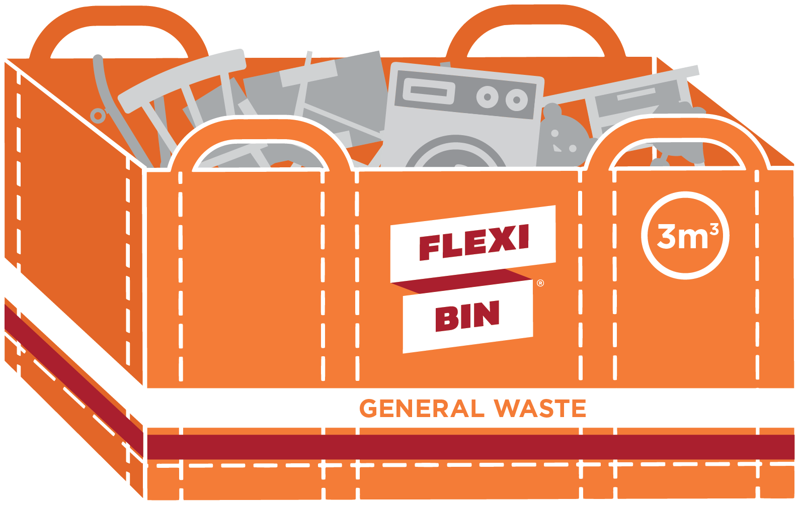 FlexiBin your alternative to a skip bins: garden waste, household ...